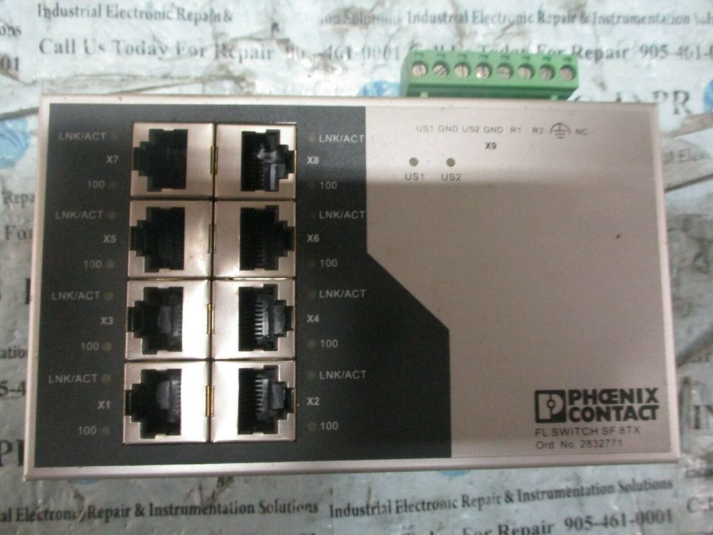 Phoenix Contact SF8TX FL Ethernet Switch 2832771 FL SF 8TX 24VDC 240mA ...